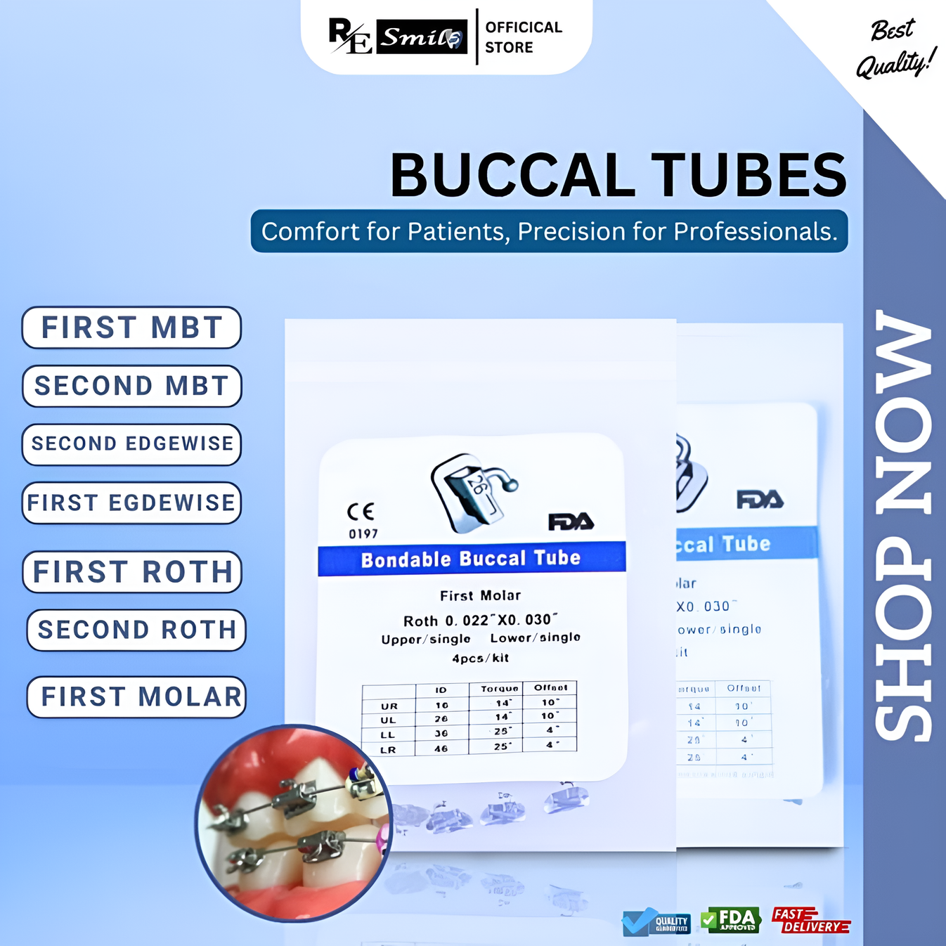 Buccal tube – Resmile Dental Traders