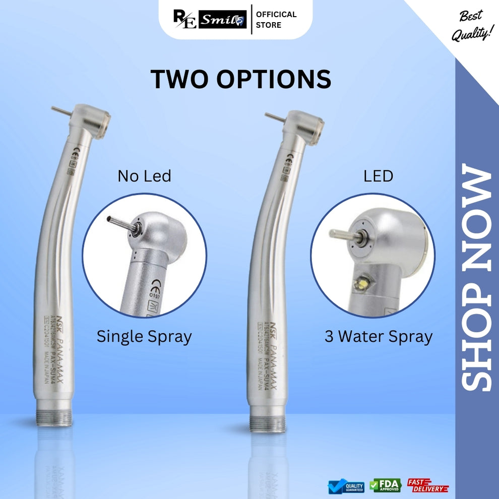 NSK pana-max 45 degree drill handpiece high-speed & pana-max cartridge ...