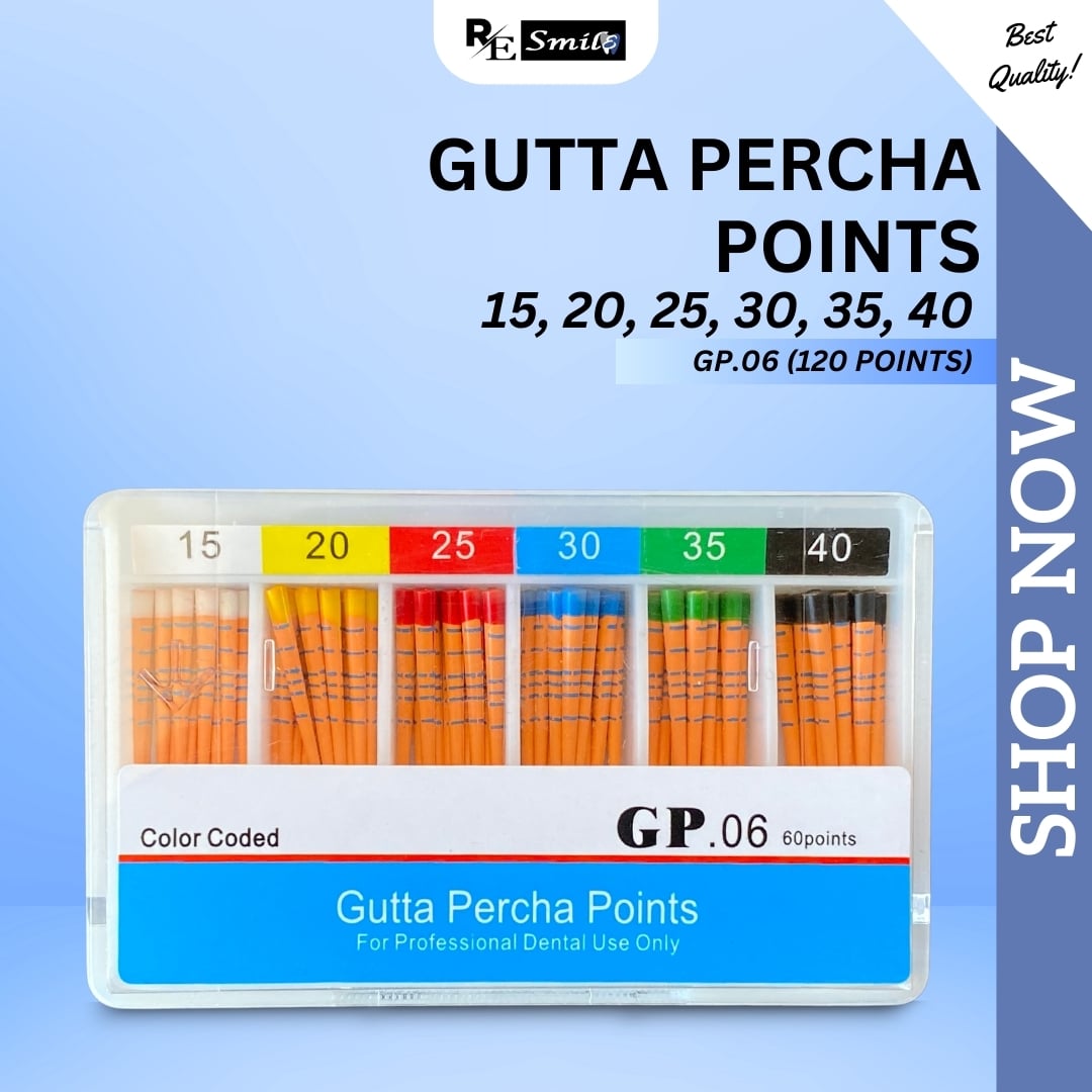 Gutta percha points GP 0.6 - 60 points – Resmile Dental Traders
