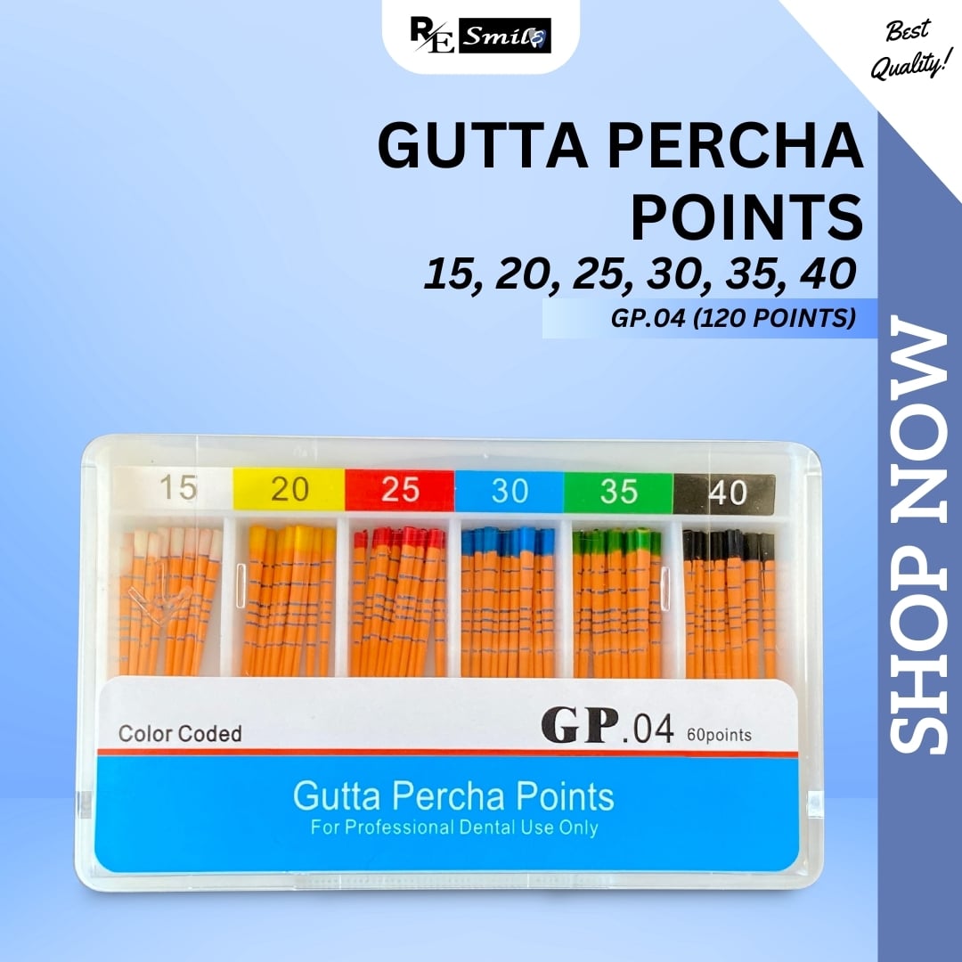 Gutta percha points GP 0.4 - 60 points – Resmile Dental Traders
