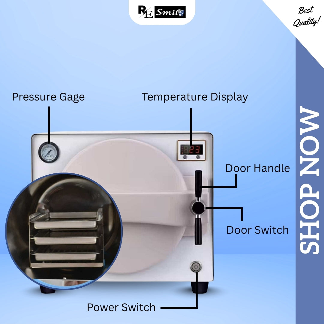 Easyclave Autoclave 18L Steam Sterilizer – Resmile Dental Traders